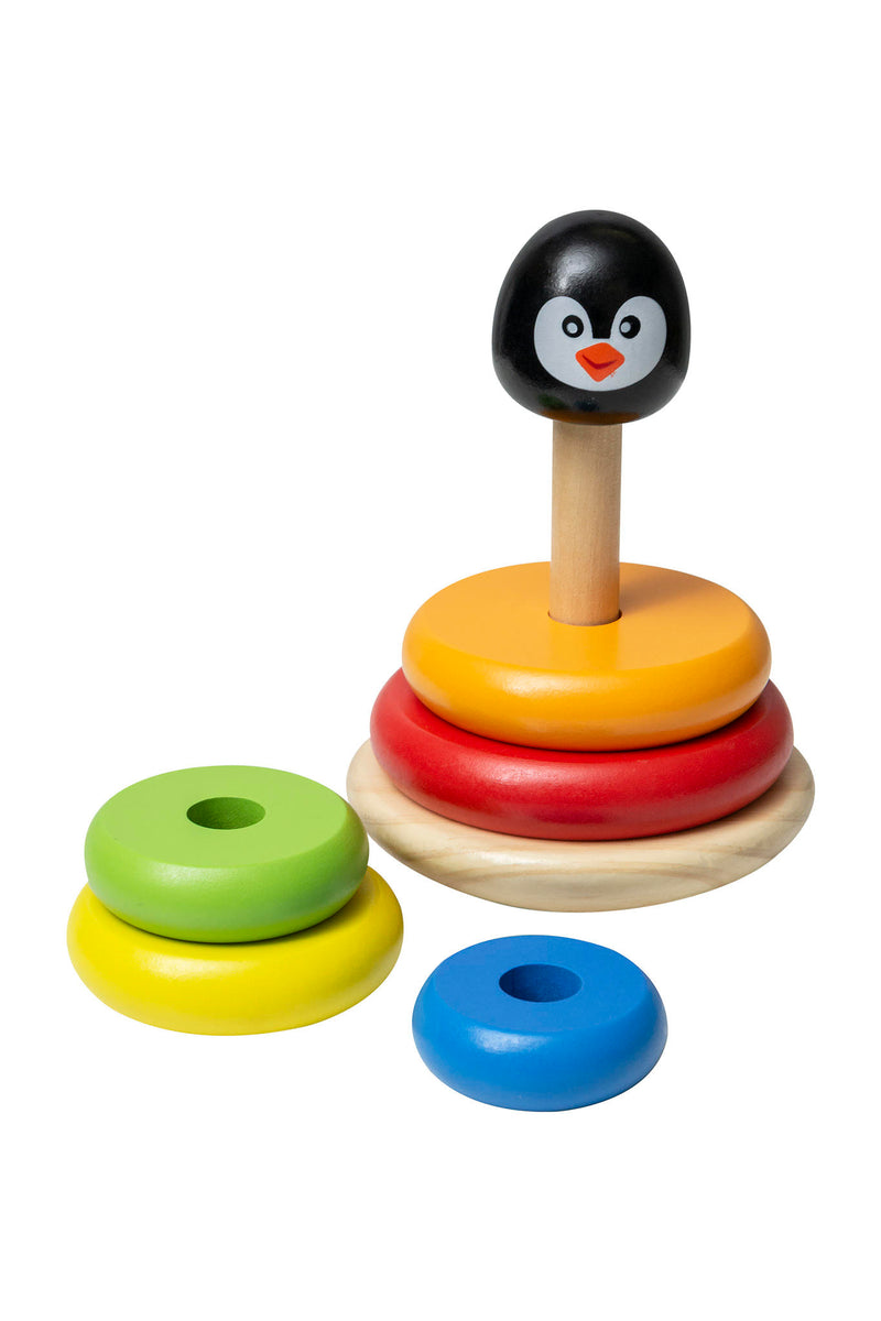 Nuovo Wooden Penguin Tower – The Toy Yard